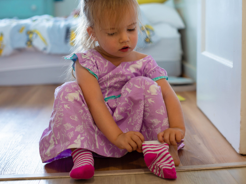 5 Tips to Teach Your Toddler How To Dress Themselves - Montessori Room ...
