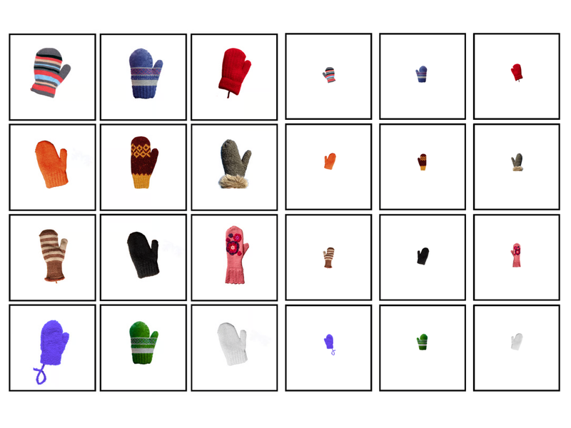 Mitten Matching Activities - FREE PRINTABLES - The Montessori Room