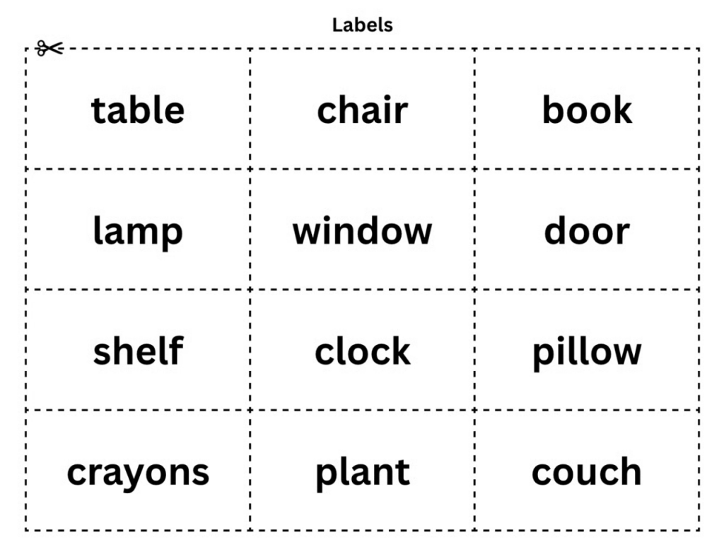 [FREE PRINTABLE] The Label Game - The Montessori Room