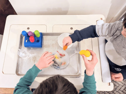 Science for all ages - 3 Easy Ice Melting Experiments! - The Montessori ...