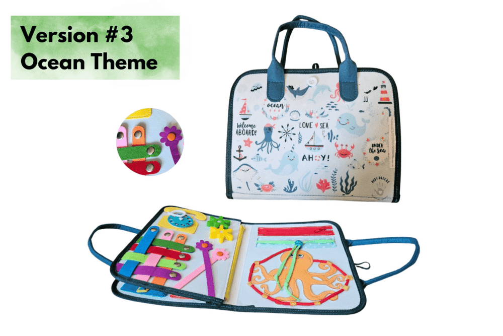 Busy Book - Felt Activity Book I The Montessori Room Toronto