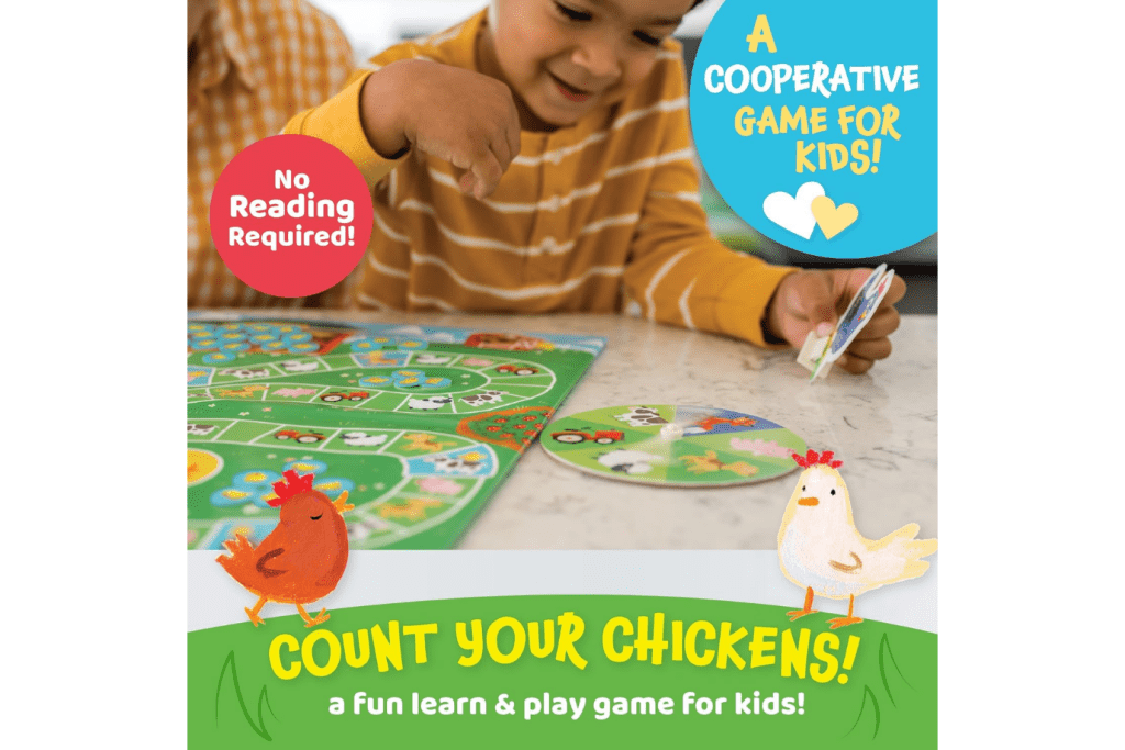 Count Your Chickens! Cooperative Game for Toddlers I The Montessori Room
