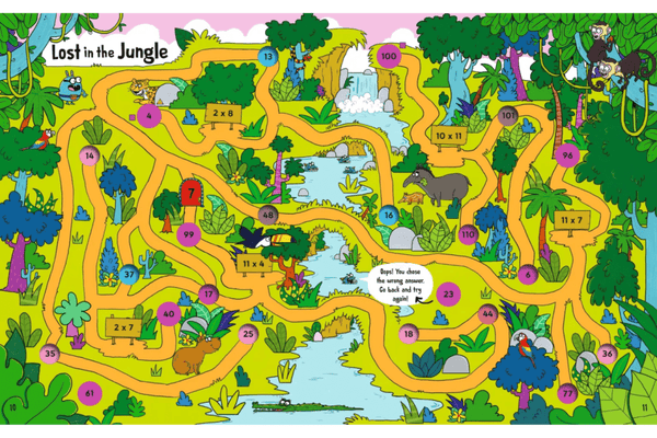 Mega Math Maze: A Multiplication Adventure I The Montessori Room