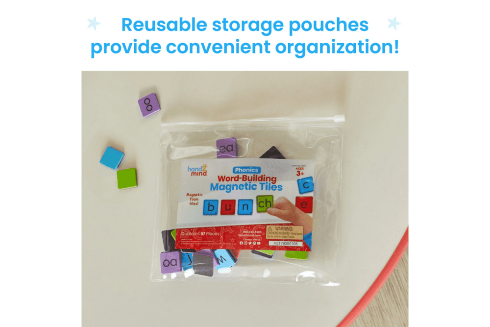 Phonics Word-Building Magnetic Tiles I The Montessori Room