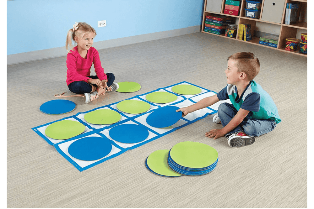 10 Frame Floor Mat Activity Set I The Montessori Room