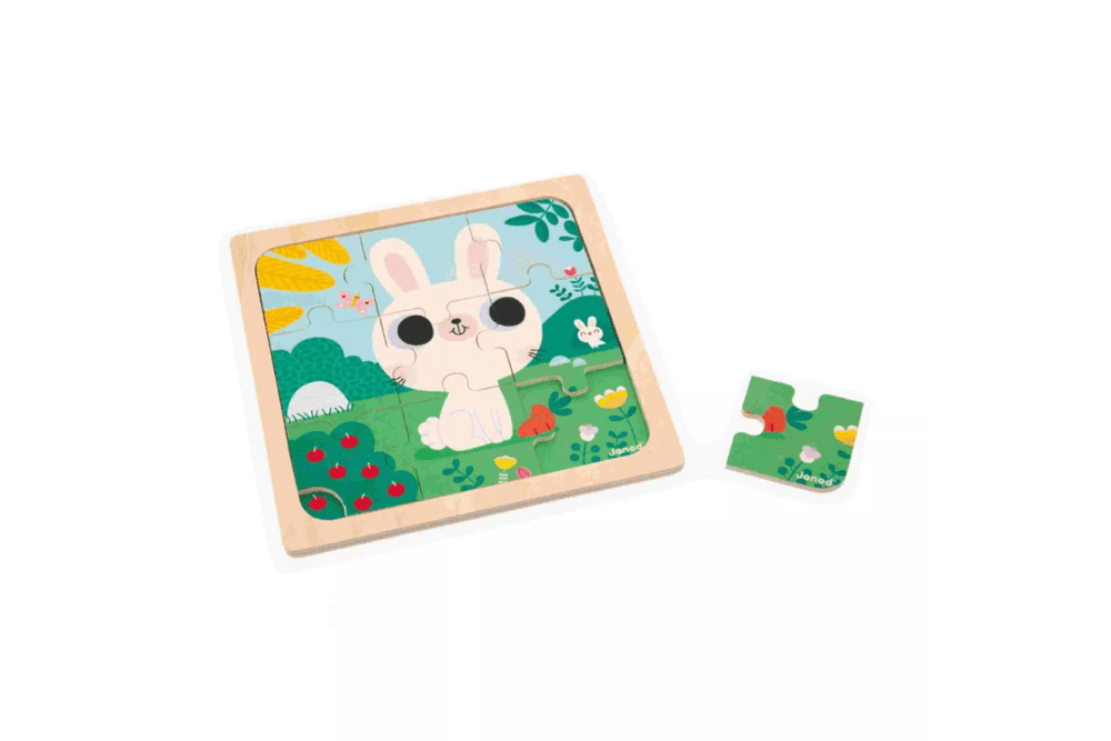 Wooden Beginner Puzzles (9 pieces) I The Montessori Room
