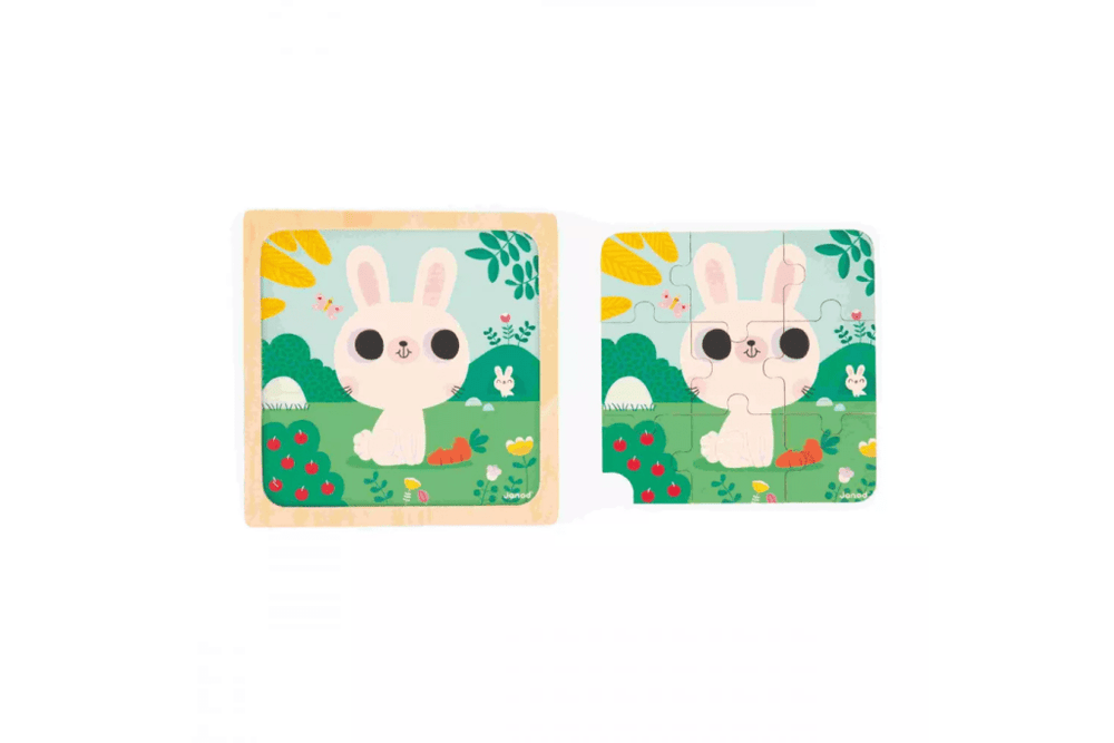Wooden Beginner Puzzles (9 pieces) I The Montessori Room