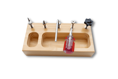 Montessori Bolt and Screw Activity Board I The Montessori Room Toronto