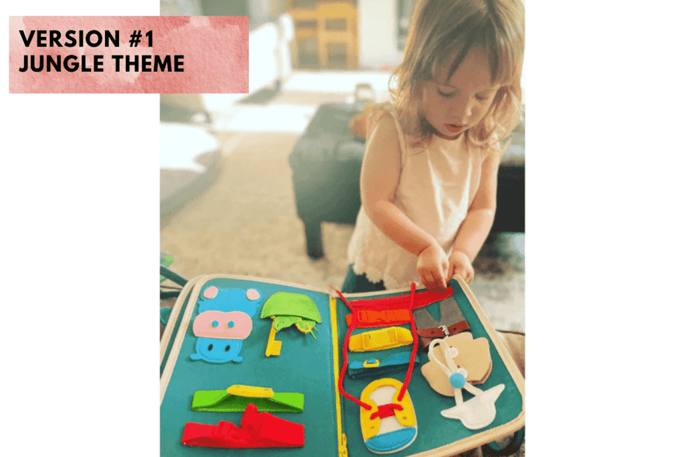 Busy Book - Felt Activity Book I The Montessori Room Toronto