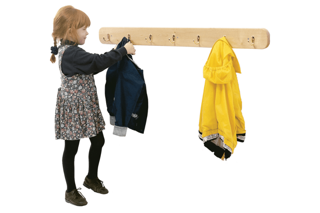 Classroom Furniture - Wall Hooks and Coat Cubbies - The Montessori Room