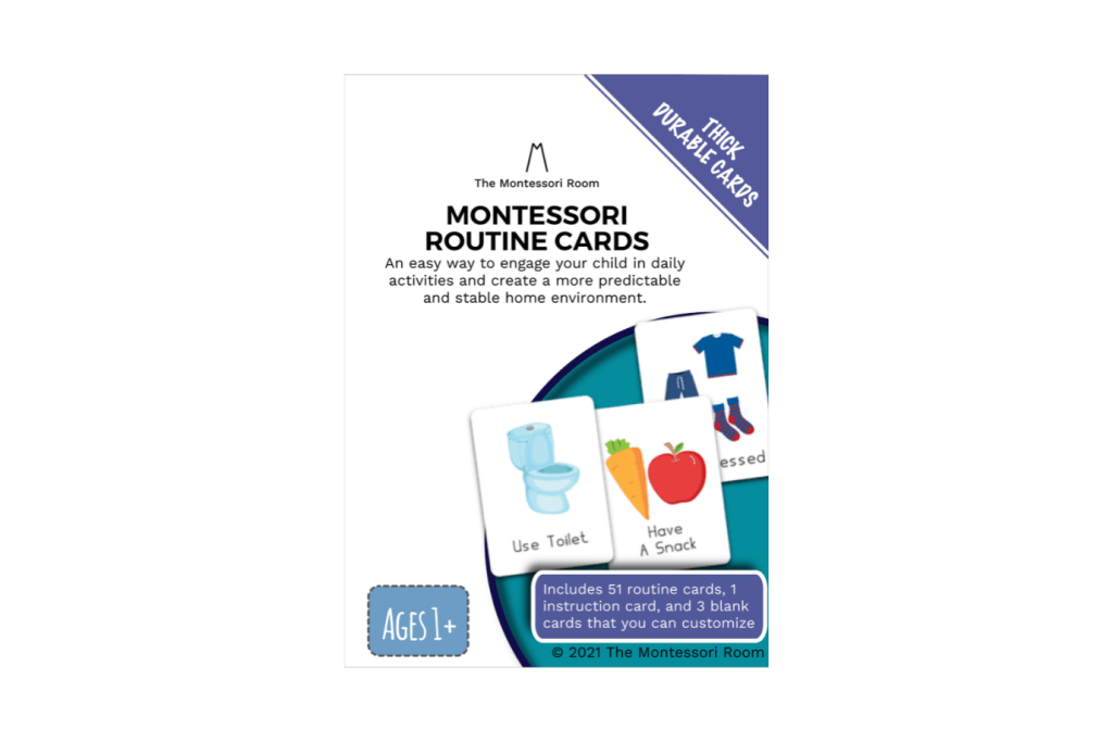 Montessori Daily Routine Cards I The Montessori Room Toronto