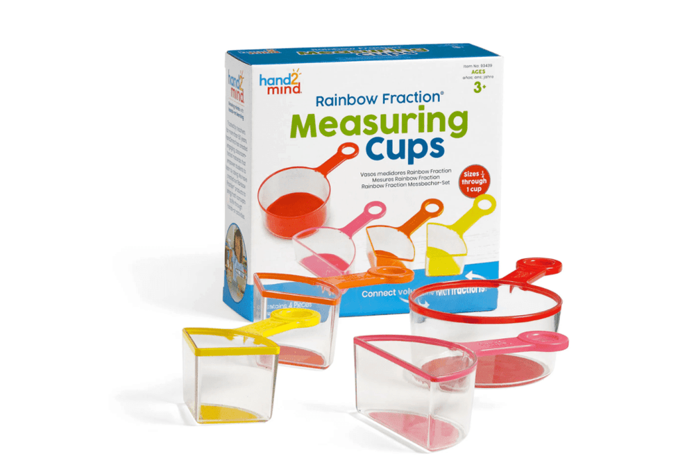 Rainbow Fraction® Measuring Cups (Set of 4) I The Montessori Room