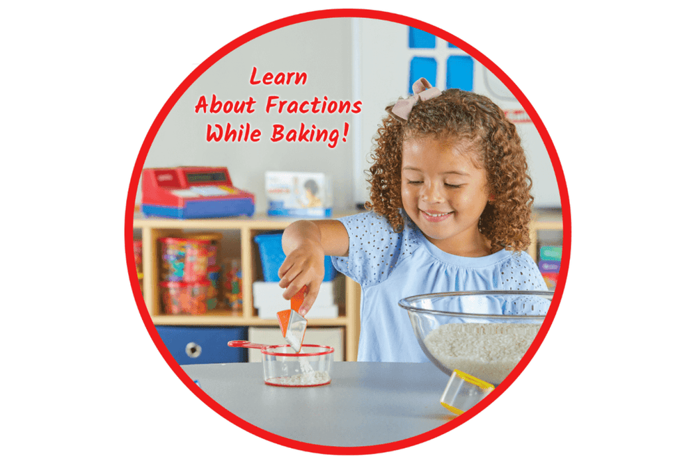 Rainbow Fraction® Measuring Cups (Set of 4) I The Montessori Room