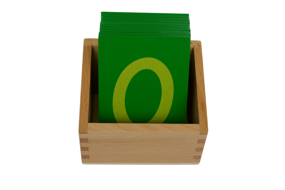 Sandpaper Numbers with Box I The Montessori Room