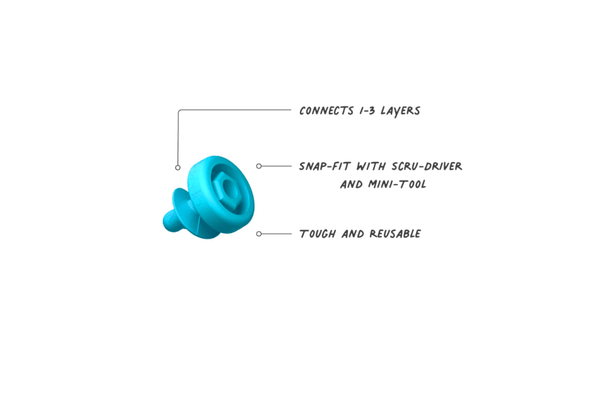 Scru Combo Kit 160 by Makedo I The Montessori Room