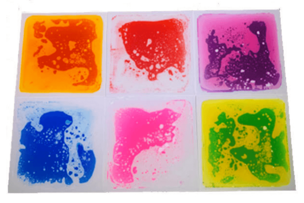 Square Gel Floor Tiles (Pack of 6) I The Montessori Room